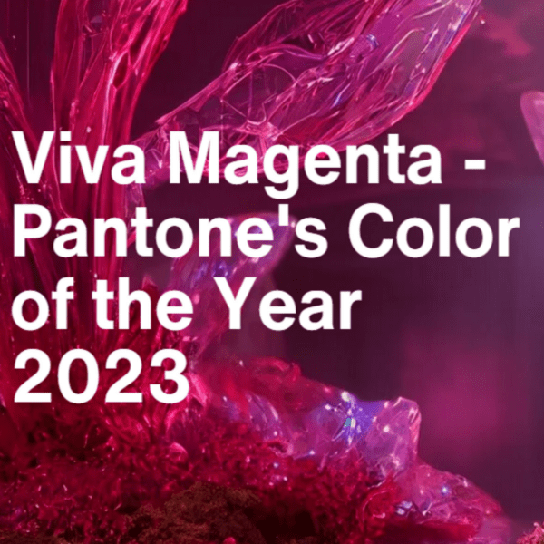 Pantone Color Of The Year 2023: Viva Magenta PANTONE 18-1750 - Kimp